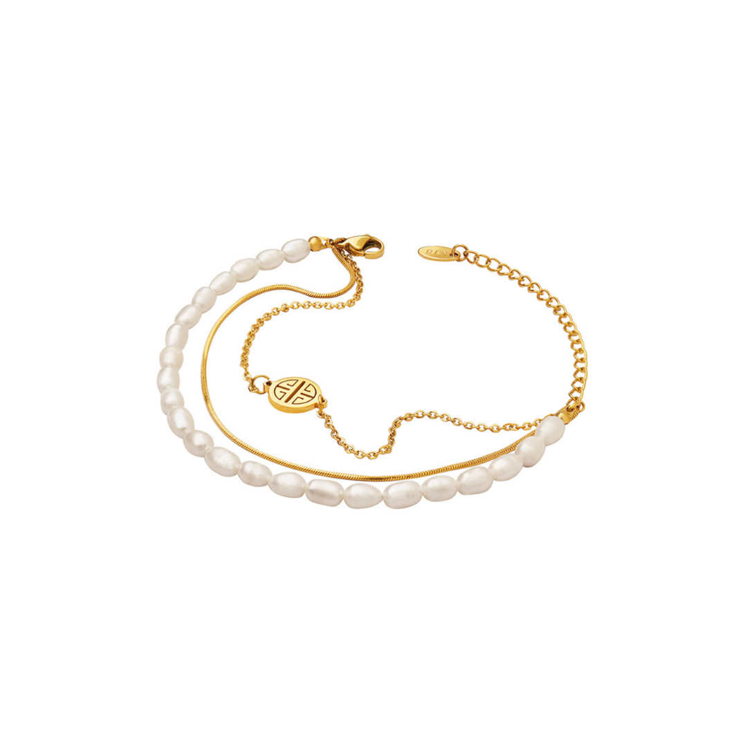 【¥2,870-】ELE SYMBOL PEARL BRACELET – VALEGIO